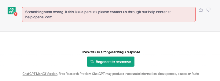 チャットGPTのエラーの解決方法｜「Something went wrong. If this issue persists please contact us through our ...